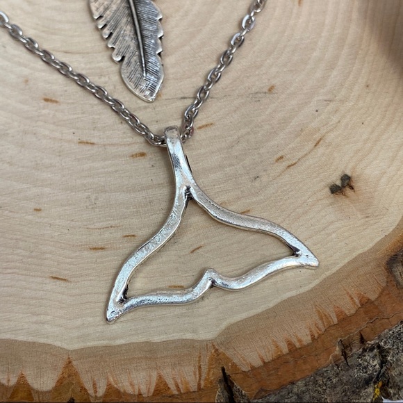 Jewelry | Boho Multilayer Elephant Leaf Whale Tail Necklace | Poshmark